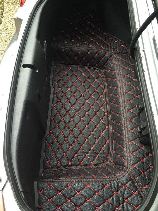 Quilted Trunk Liner Premade material For Miata NC CarbonMiata